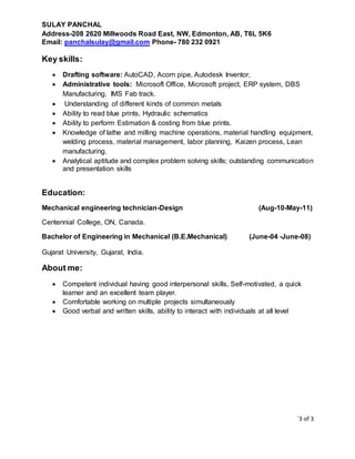 RESUME SP | DOCX | Logistics | Business