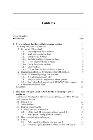 Synchrophasor Technology Realtime Operation Of Power Networks Nand ...