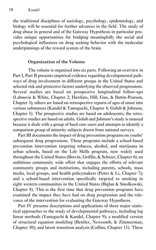 Stages And Pathways Of Drug Involvement Examining The Gateway ...