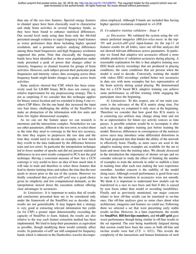 Deep Learning Personalised Closed Loop Brain Computer Interfaces For Multi Way Classification Pdf