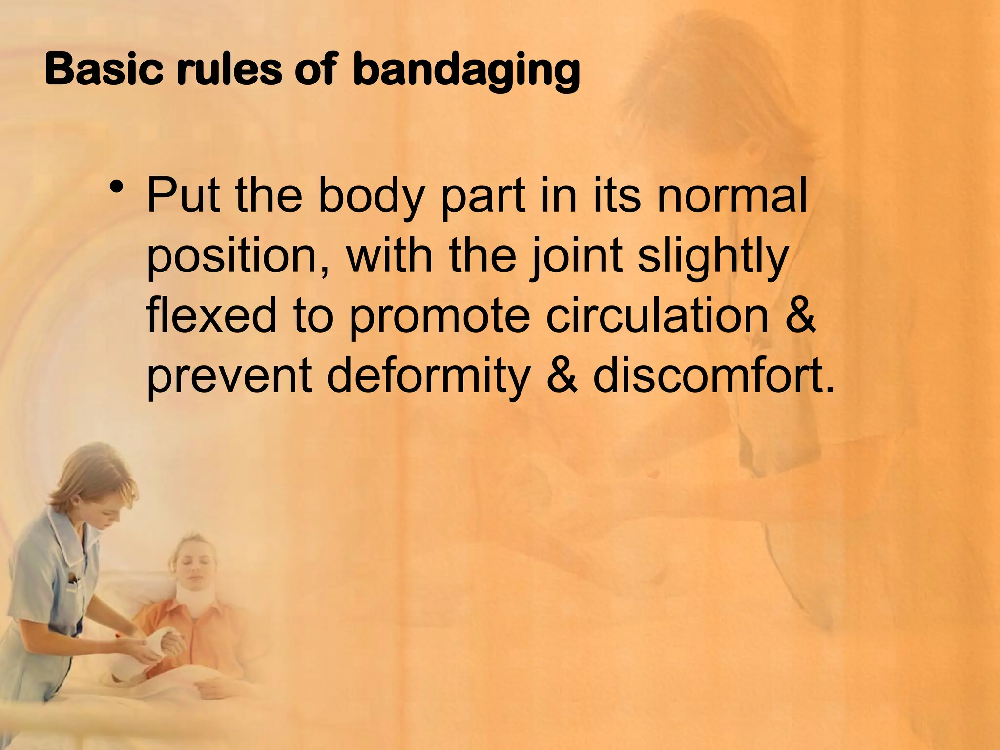 BANDAGING- bandaging types, processes.. | PPTX