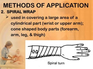 BANDAGING- bandaging types, processes.. | PPTX