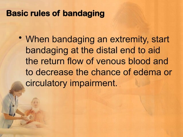 BANDAGING- bandaging types, processes.. | PPTX