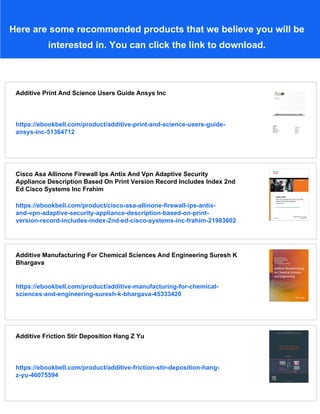 Additive Print And Science Calibration Guide Ansys Inc | PDF