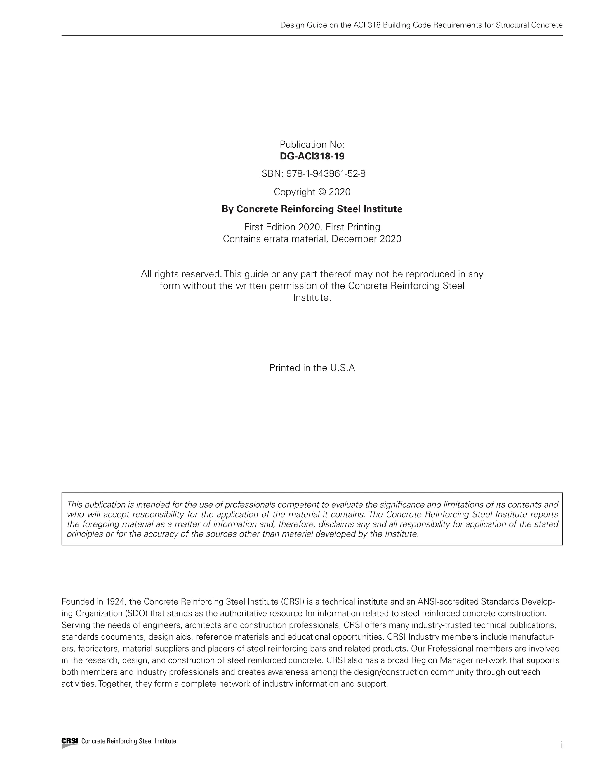 Design Guide On The Aci 318 Building Code Requirements For Structural ...