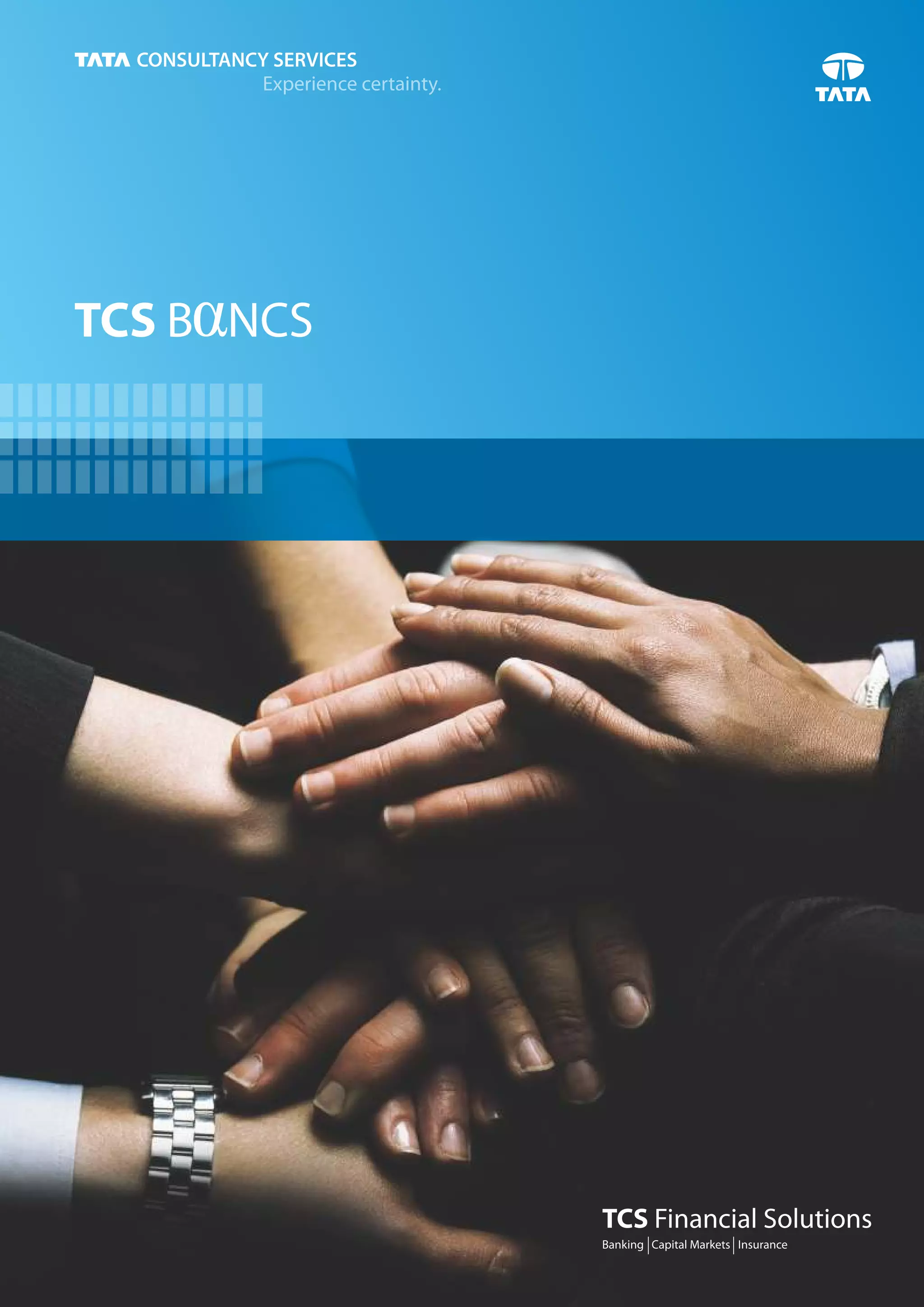 TCS BaNCS Corporate Brochure 2015 | PDF