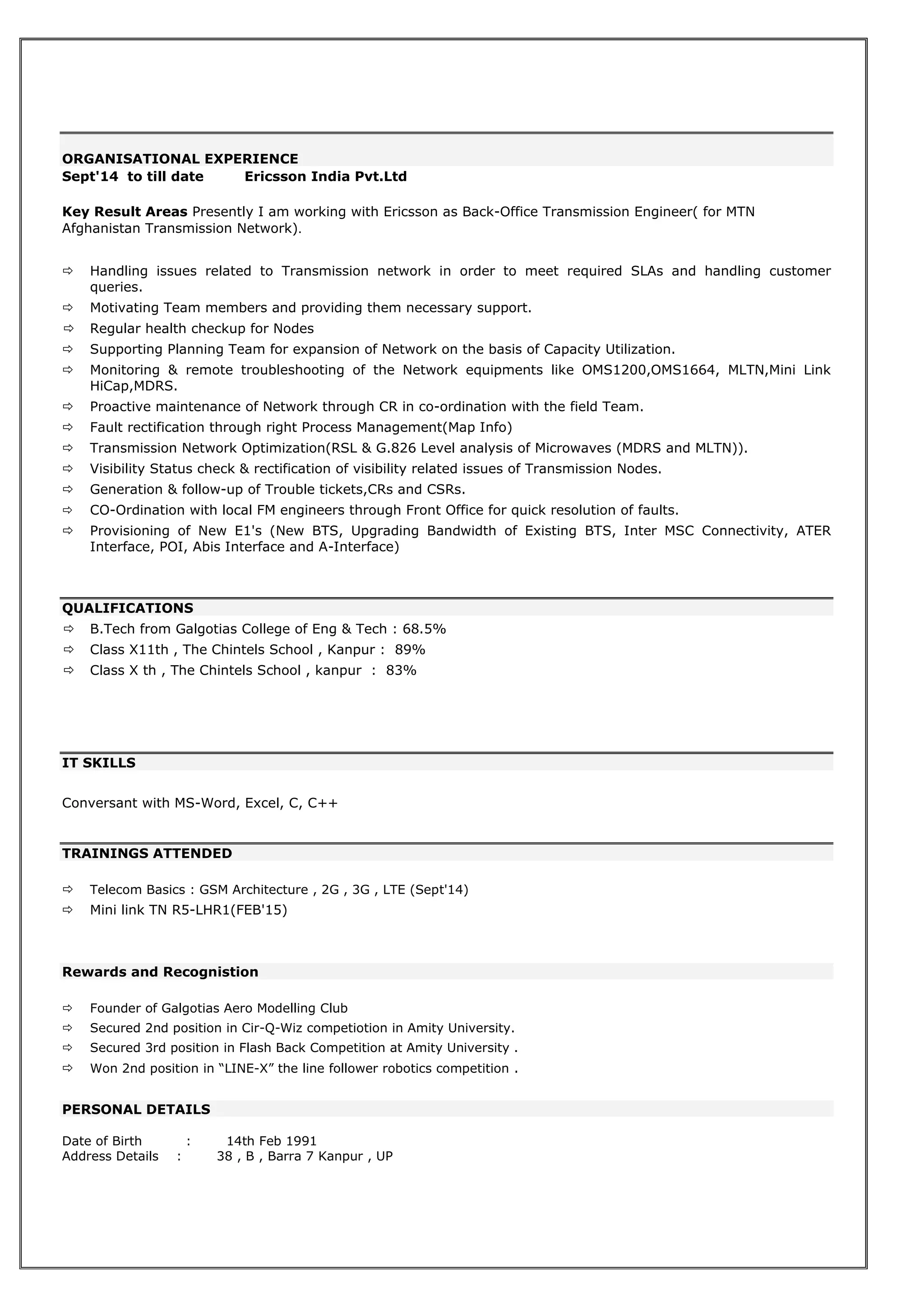 Sajal CV | PDF | Computer Networking | Computing