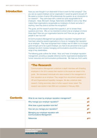 Why dont people want to work for us | PDF