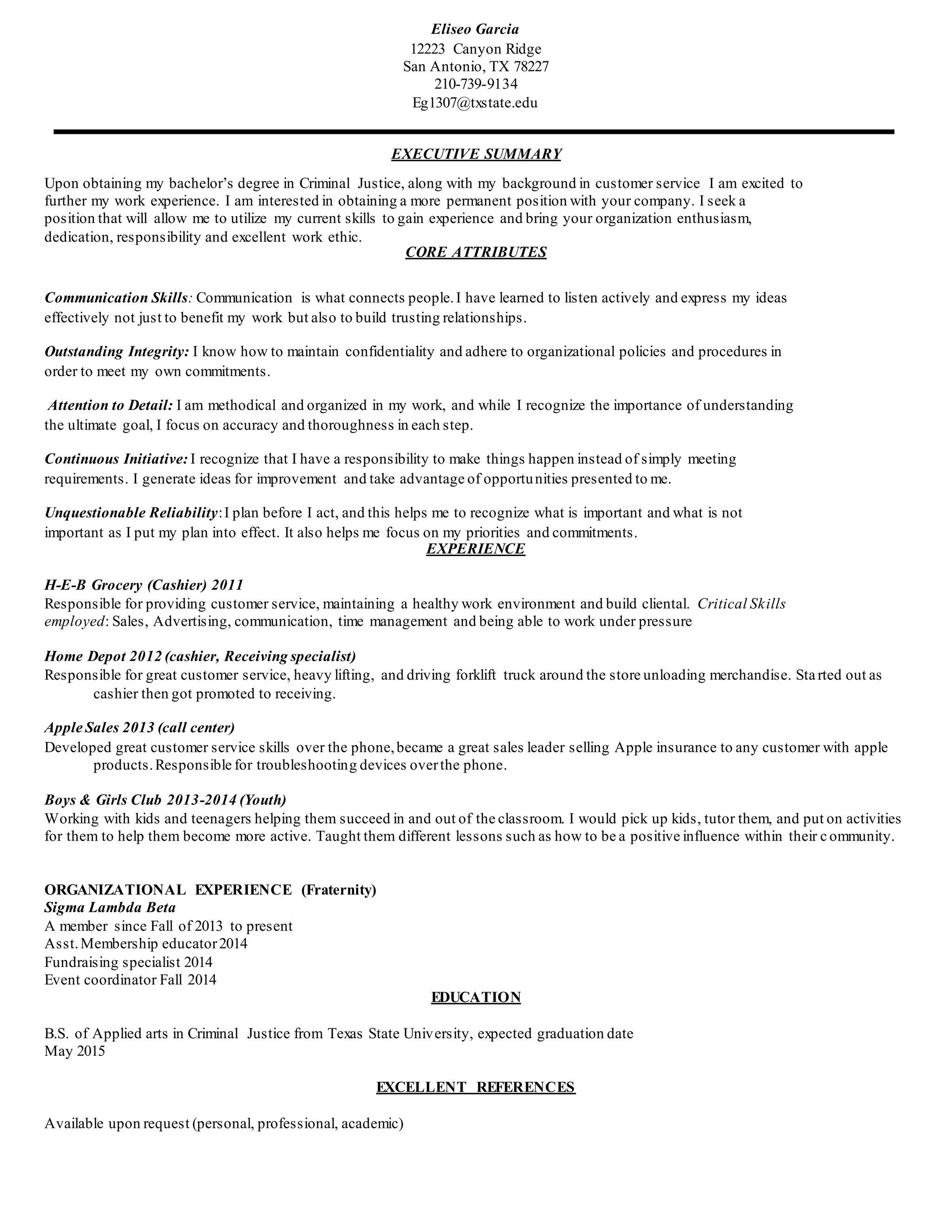 elie Resume | DOCX