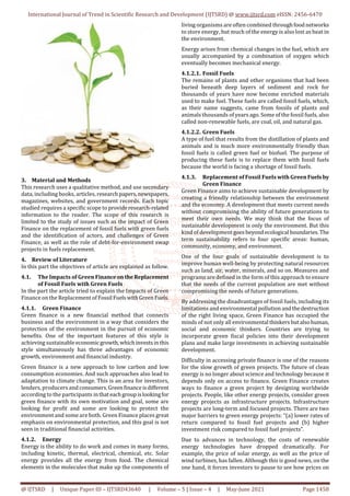 Impact of Green Finance on the Replacement of Fossil Fuels with Green ...