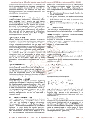 Mental Disorder Prevention on Social Network with Supervised Learning Based Amoeba Optimization ...