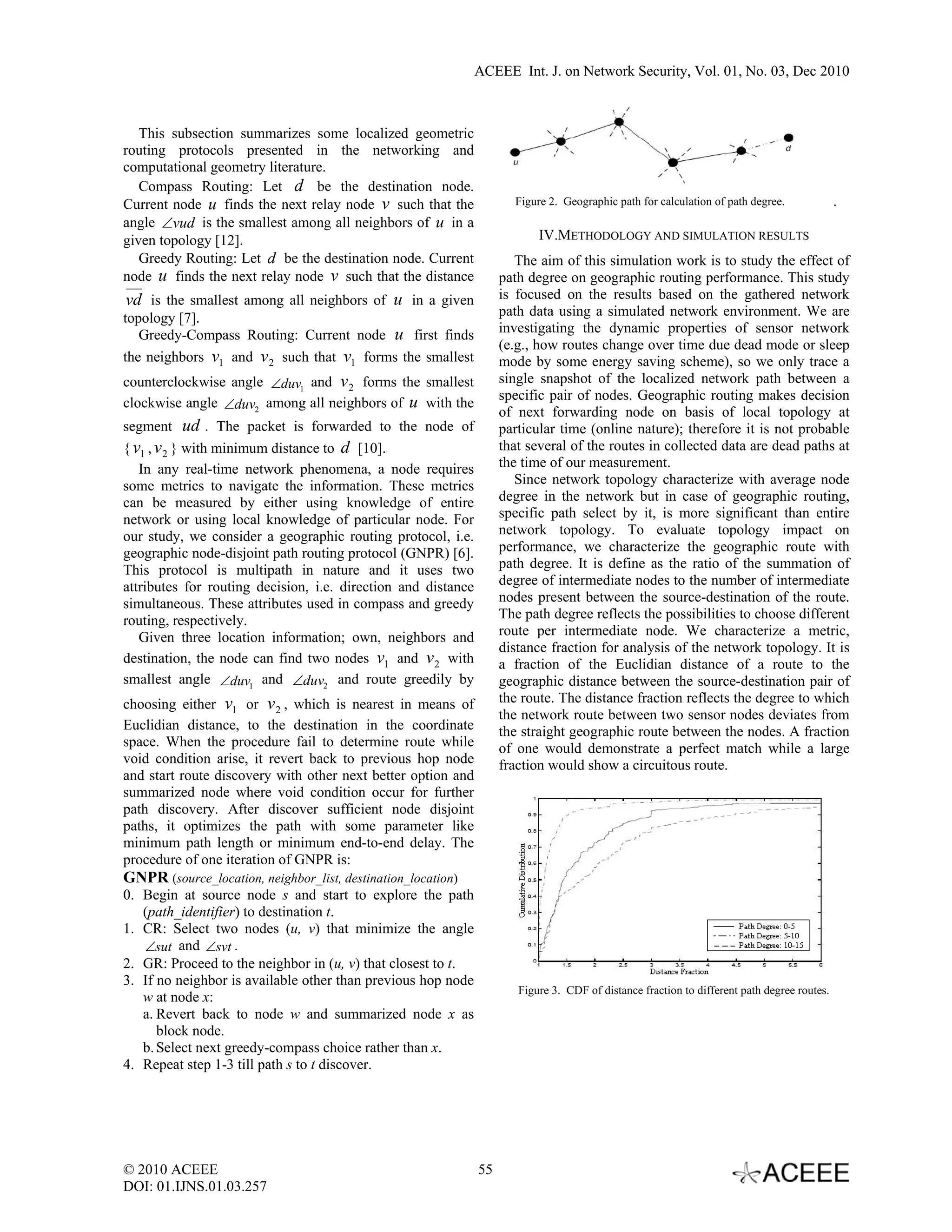 The Effect of Network Topology on Geographic Routing Performance in Localized Networks | PDF