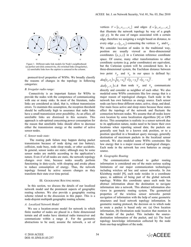 The Effect of Network Topology on Geographic Routing Performance in Localized Networks | PDF
