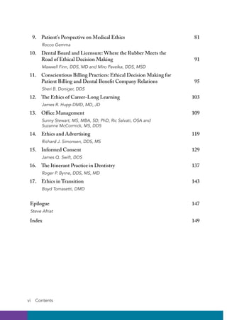 Ethical Decision Making In Dentistry Suzanne Stuckimccormick | PDF