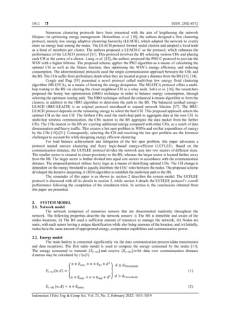Uneven clustering and fuzzy logic based energy-efficient wireless sensor networks | PDF