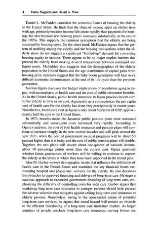 Aging In The United States And Japan Economic Trends Yukio Noguchi ...