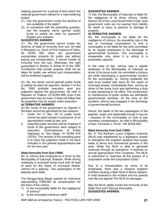 Political Law Bar Questions Guide | PDF