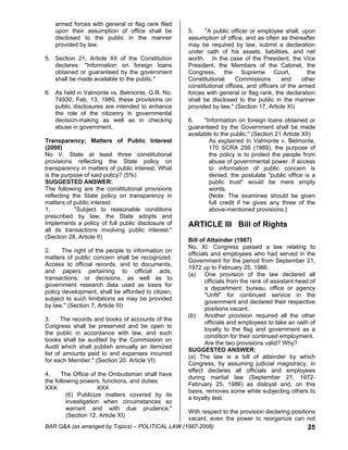 Political Law Bar Questions Guide | PDF