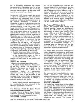 Political Law Bar Questions Guide | PDF