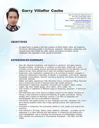 Garry's CV | DOCX