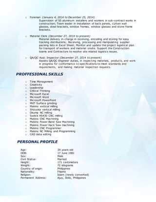 Garry's CV | DOCX