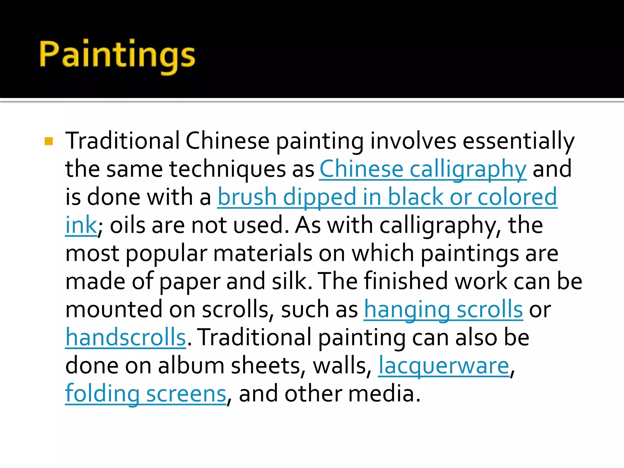 25734 chinese art | PPTX