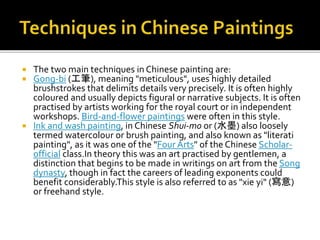 25734 chinese art | PPTX