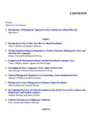 The Evolution Of Cultural Diversity Human Behavior And Evolution ...