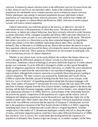 The Evolution Of Cultural Diversity Human Behavior And Evolution ...