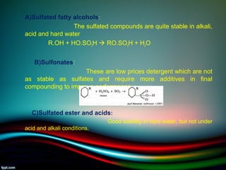 synthetic detergent | PPT