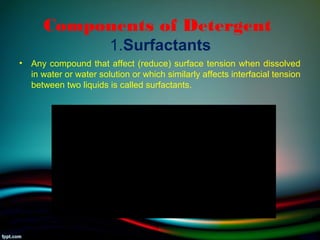 synthetic detergent | PPT