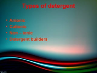 synthetic detergent | PPT
