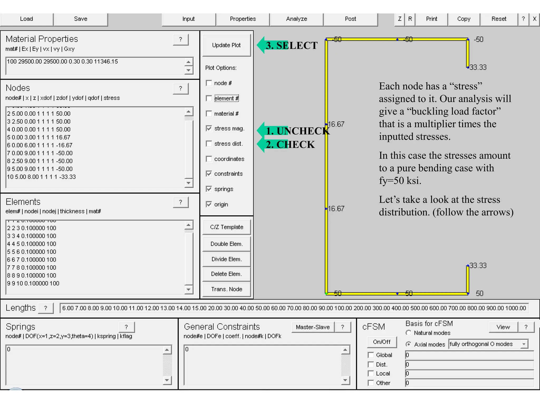 CUFSM cold form section analysis Tutorial.pdf