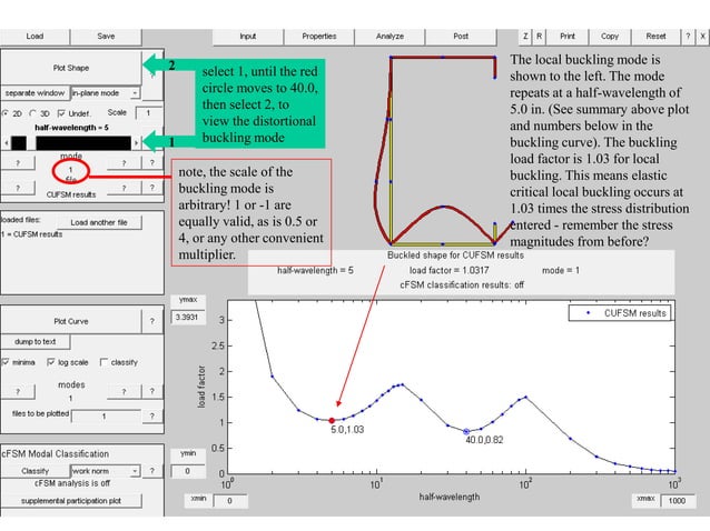 CUFSM cold form section analysis Tutorial.pdf