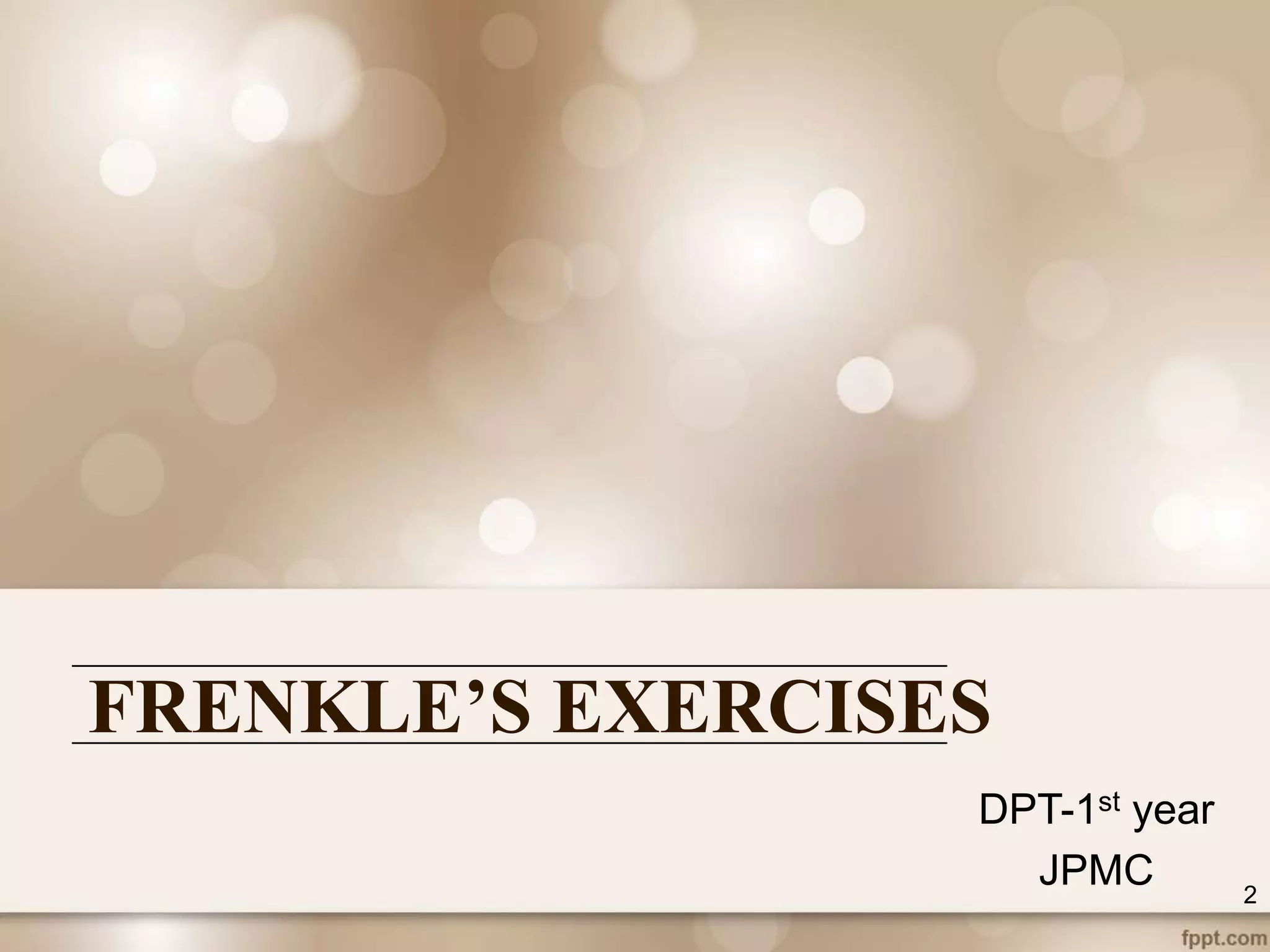 Frenkle's exercises | PPT