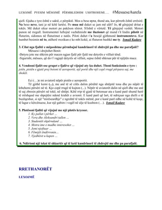 Gramatike-Lexojme-Pyesim-mesojme-Permbledhim-Ushtrohemi | PDF