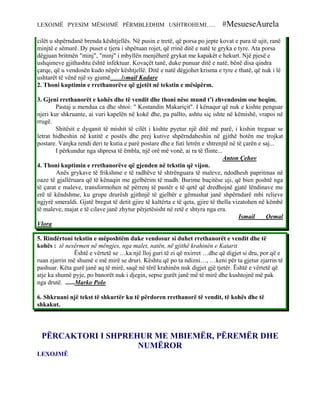 Gramatike-Lexojme-Pyesim-mesojme-Permbledhim-Ushtrohemi | PDF