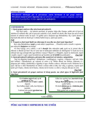Gramatike-Lexojme-Pyesim-mesojme-Permbledhim-Ushtrohemi | PDF