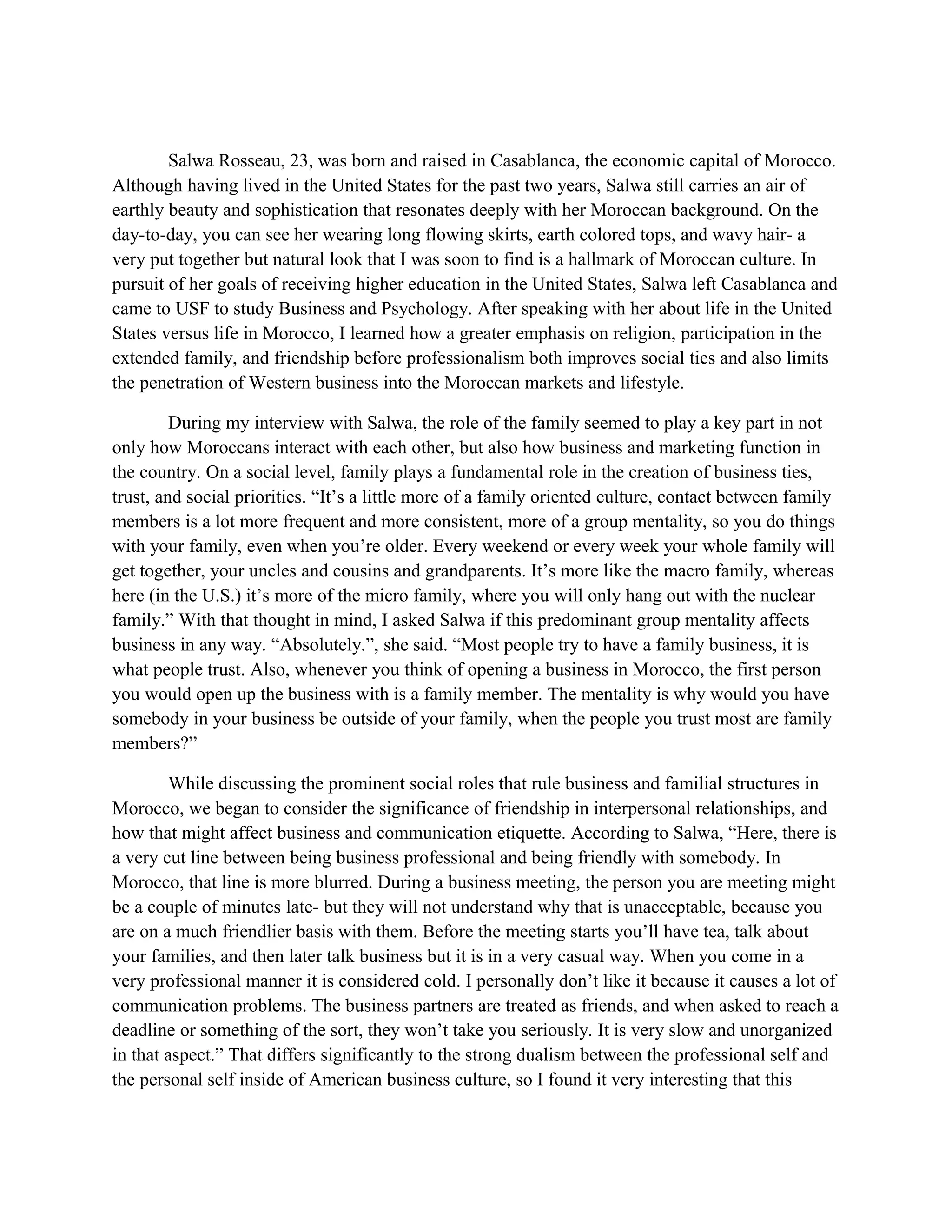 Professional Writing Sample | DOC