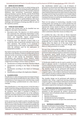 Classification of Paddy Types using Naïve Bayesian Classifiers | PDF