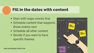 How to Create an Effective Editorial Calendar | PDF