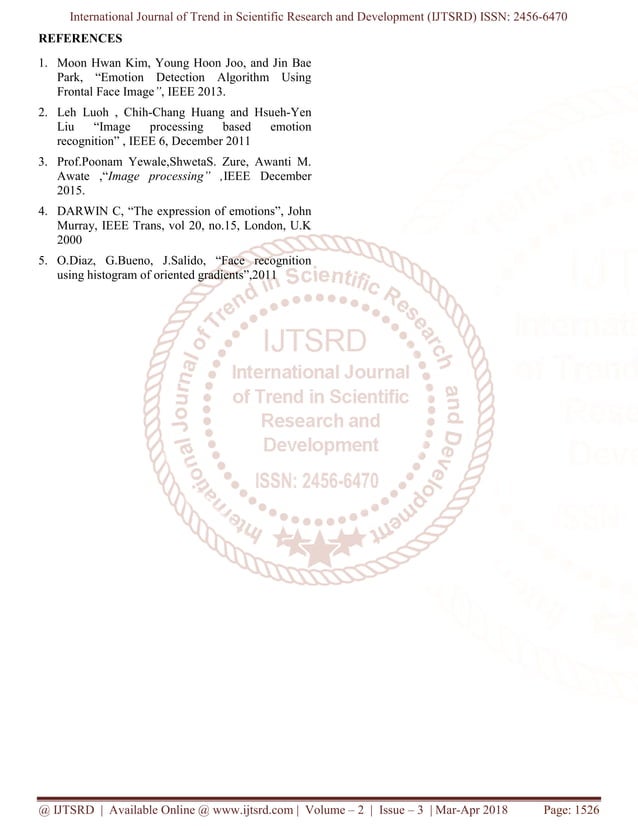 Emotion Recognition using Image Processing | PDF