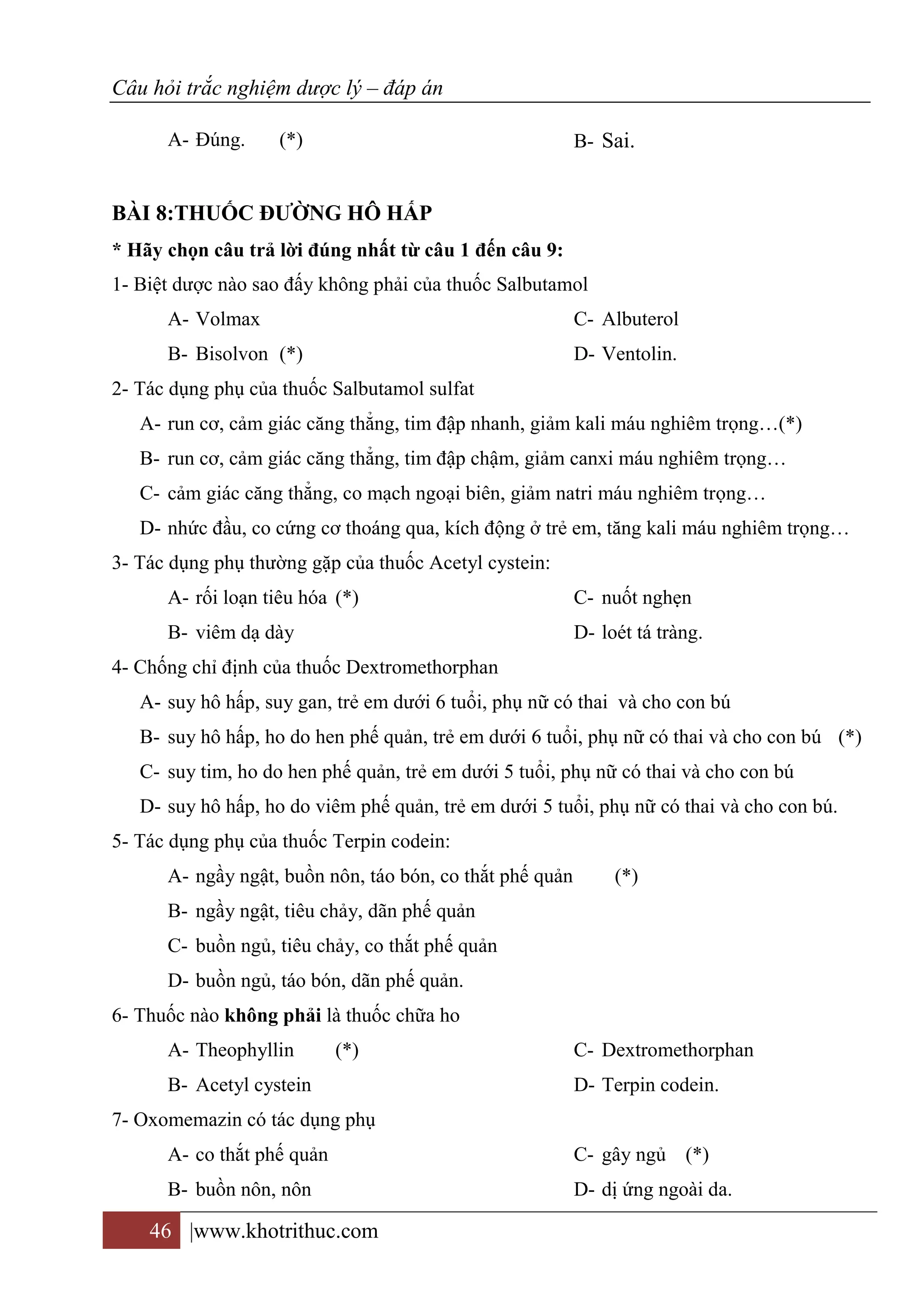 258008628-Trac-Nghiem-Duoc-Ly-Dap-An.doc