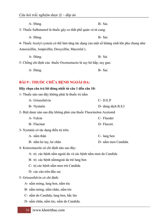 258008628-Trac-Nghiem-Duoc-Ly-Dap-An.doc