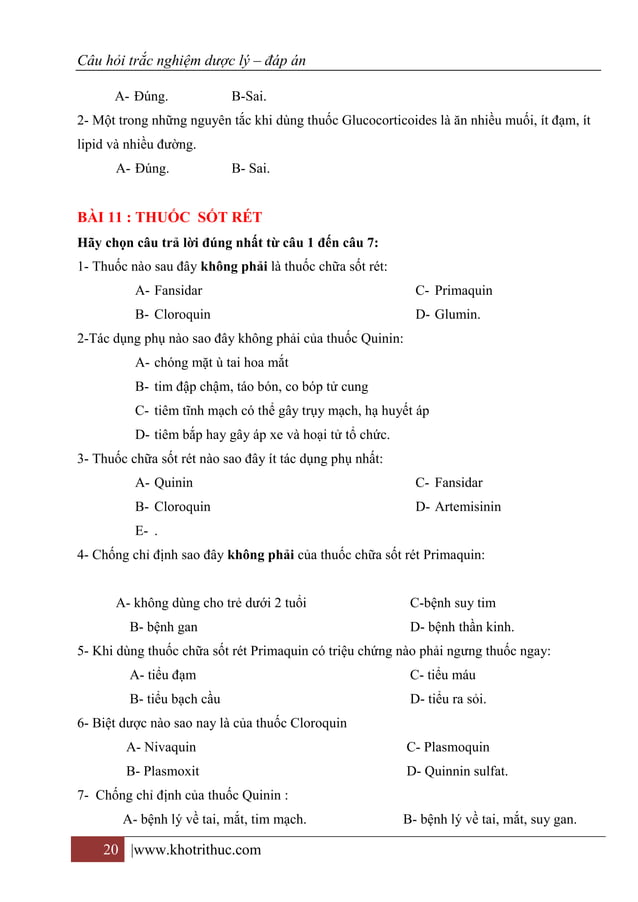 258008628-Trac-Nghiem-Duoc-Ly-Dap-An.doc