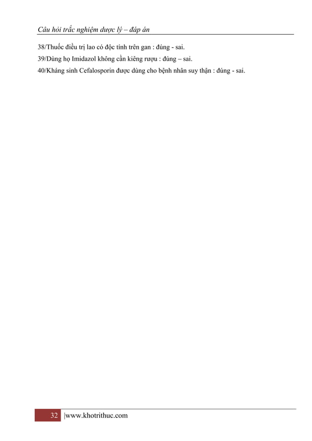 258008628-Trac-Nghiem-Duoc-Ly-Dap-An.doc