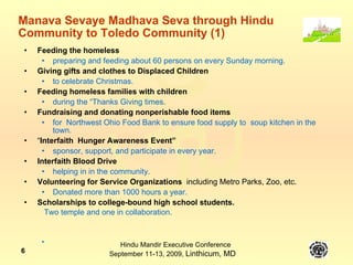 Manava Sevaye Madhava Seva: Toledo Case Study - Dr. Sudershan ...