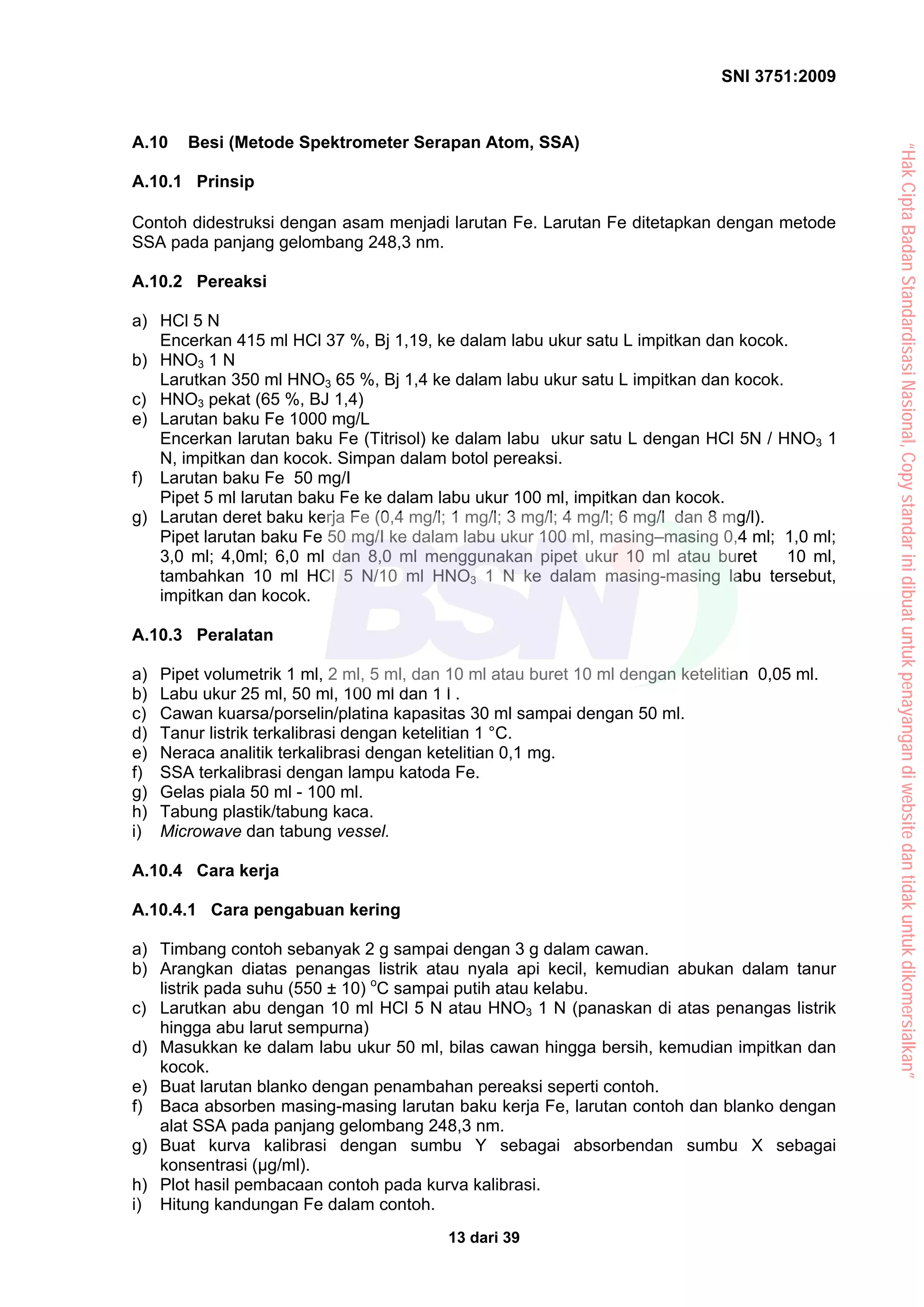 25820 sni 3751-2009 (tepung terigu) | PDF