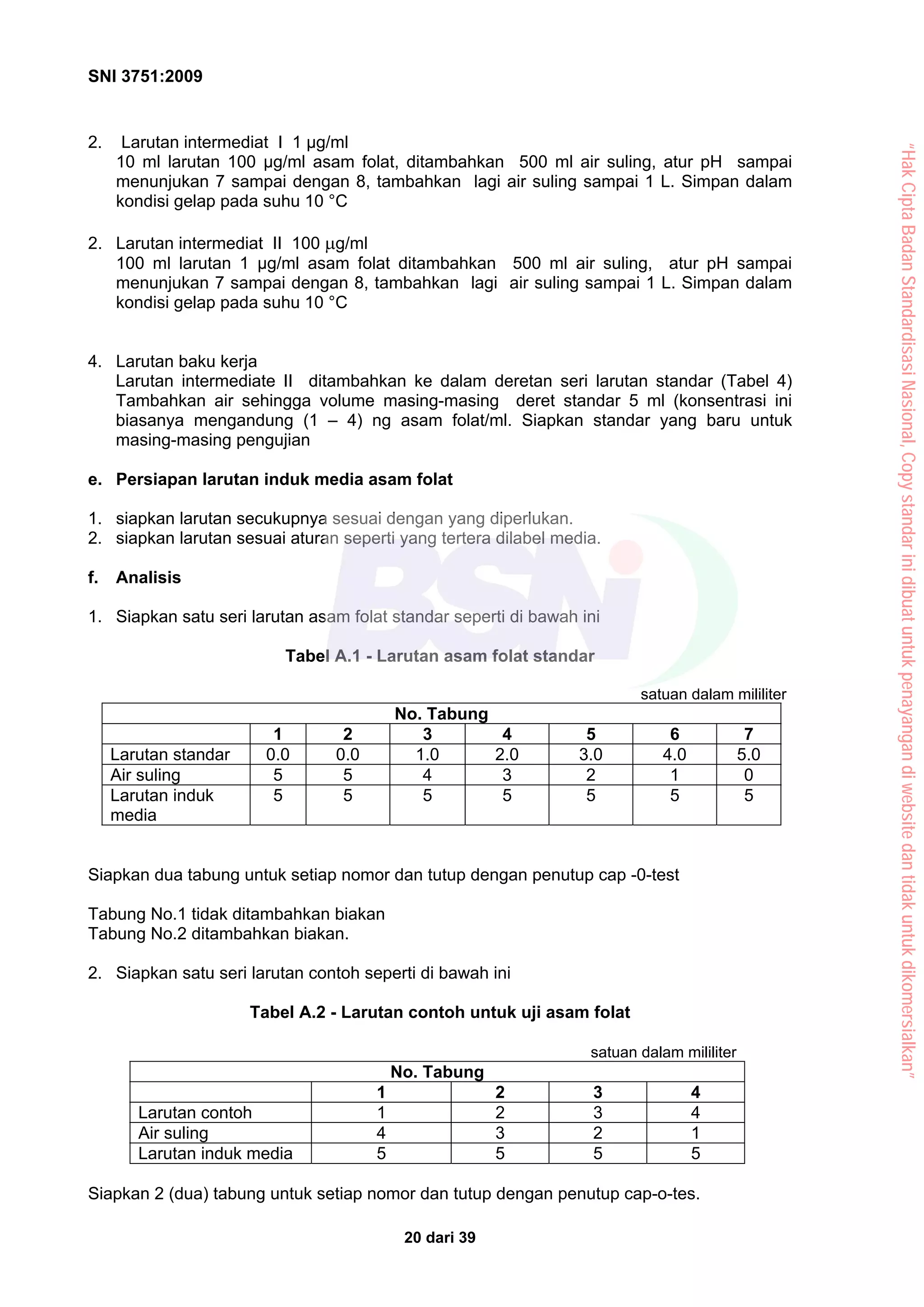 25820 sni 3751-2009 (tepung terigu) | PDF