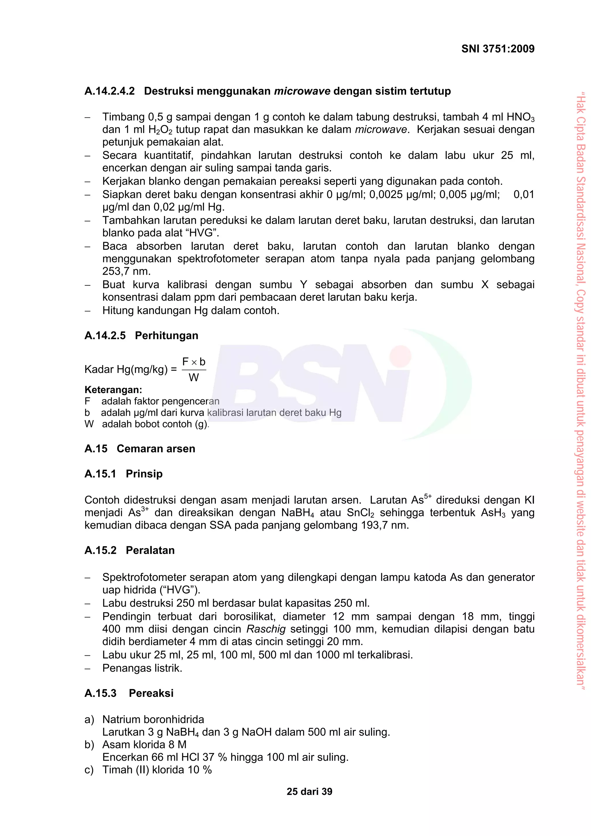 25820 sni 3751-2009 (tepung terigu) | PDF